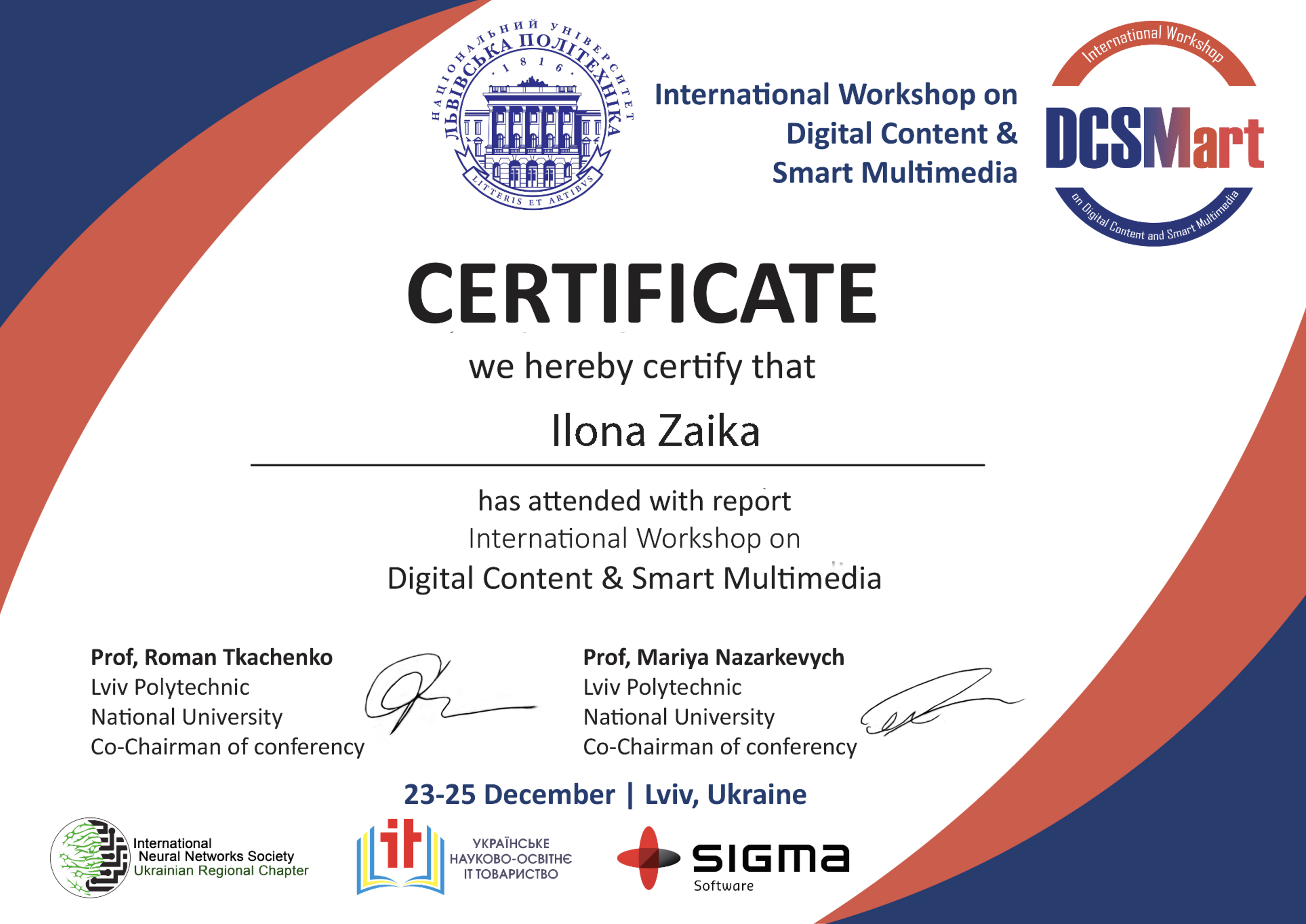 Ilona Zaika Portfolio